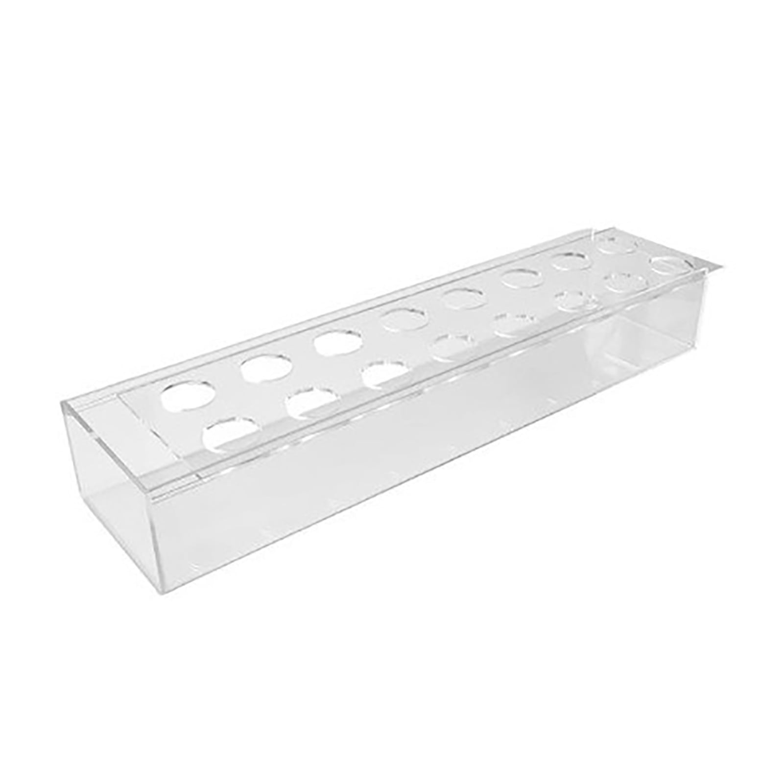 Clear Acrylic Rectangular Flower Vase Modern Long Floral Centerpiece ...