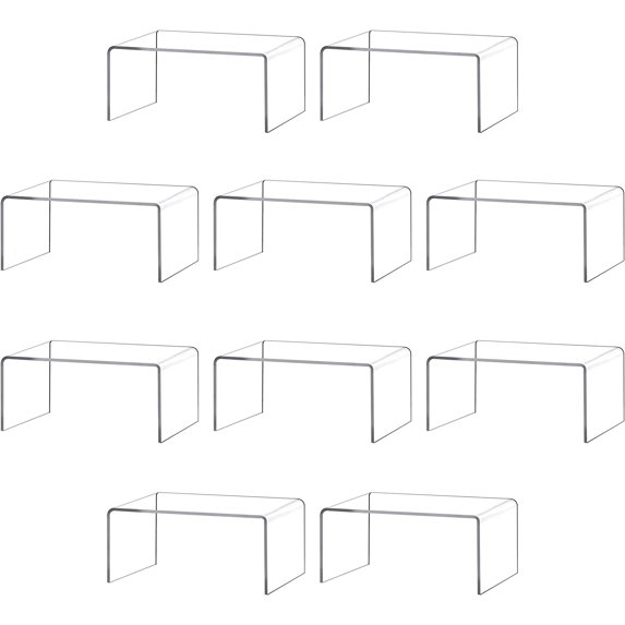 Clear Acrylic Riser lot of 10 for Jewels, Cupcakes, Tea Sets, Clear ...