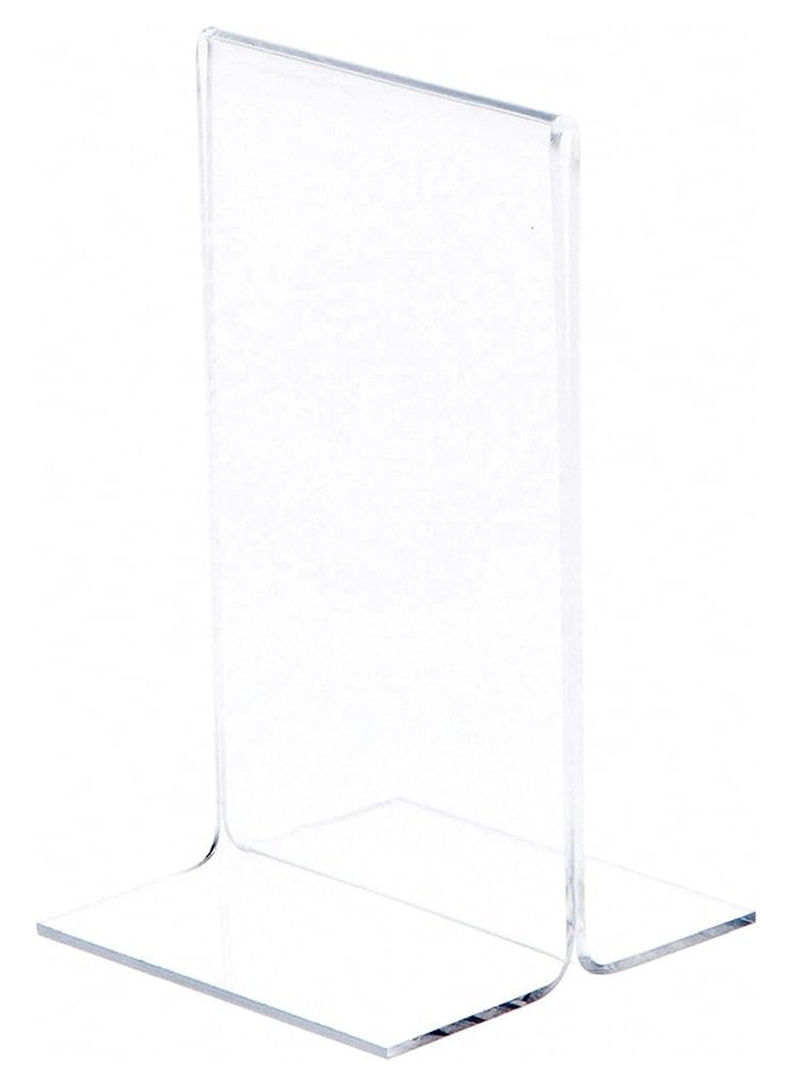 Clear Acrylic Sign Display/Literature Holder (Bottom-Load), 3" W x 5" H ...