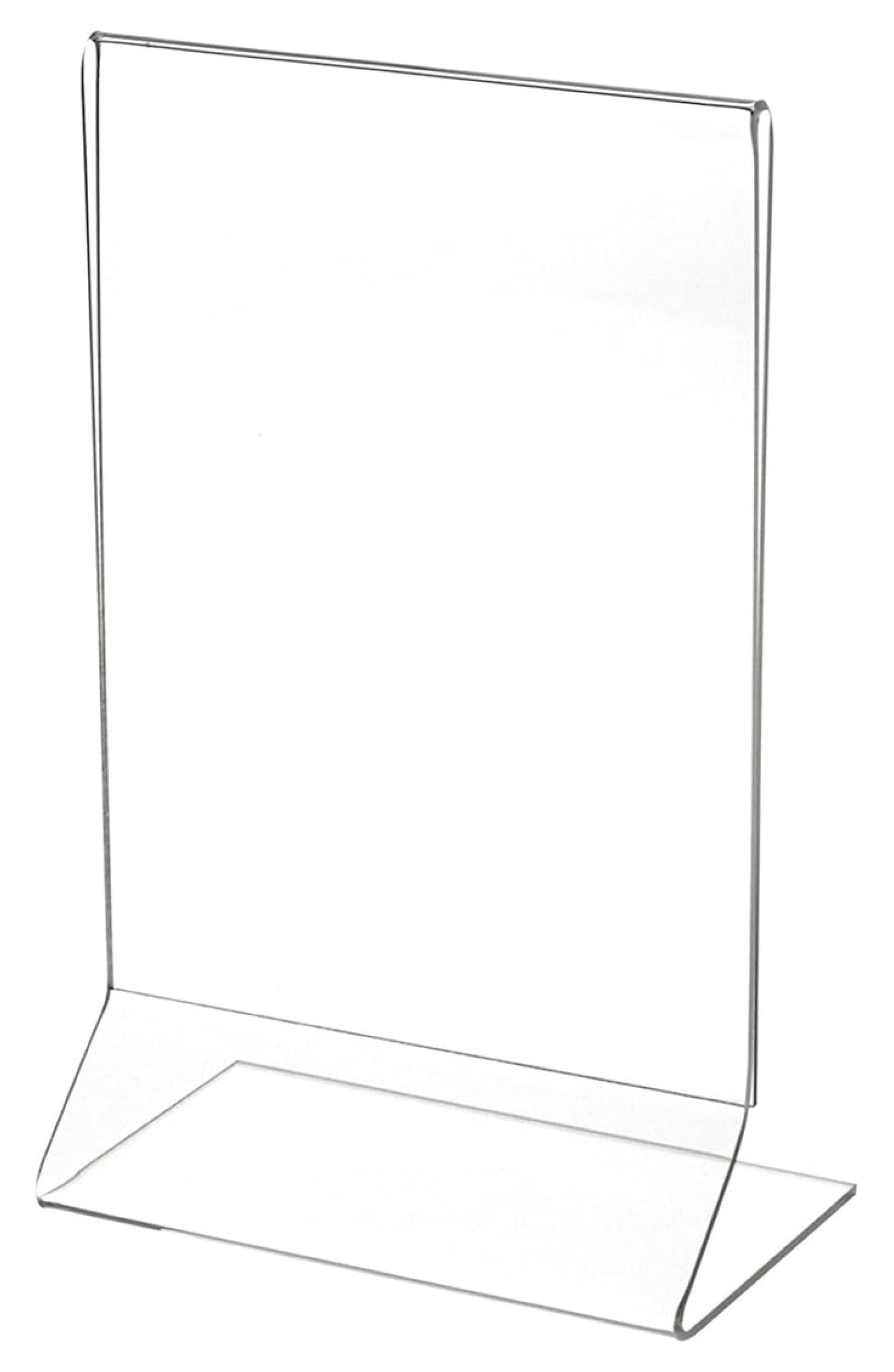 Clear Acrylic Sign Display / Literature Holder (Side-Load), 5" W x 7" H ...