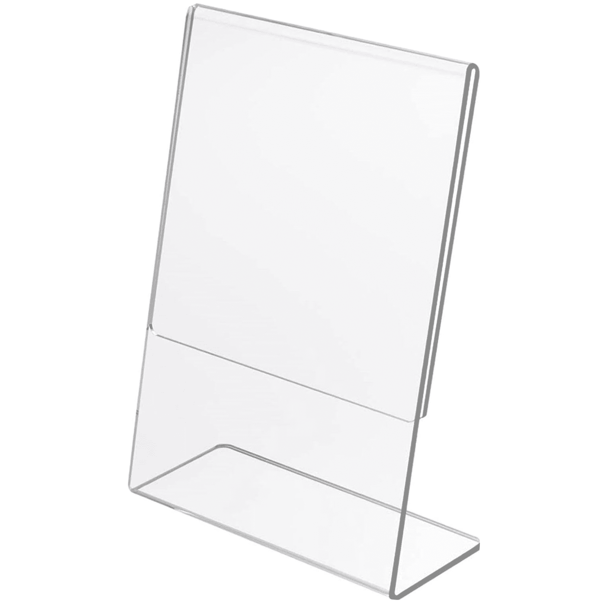 Clear Acrylic Sign Holder for Tabletops, GIXUSIL Table Acrylic Frame ...