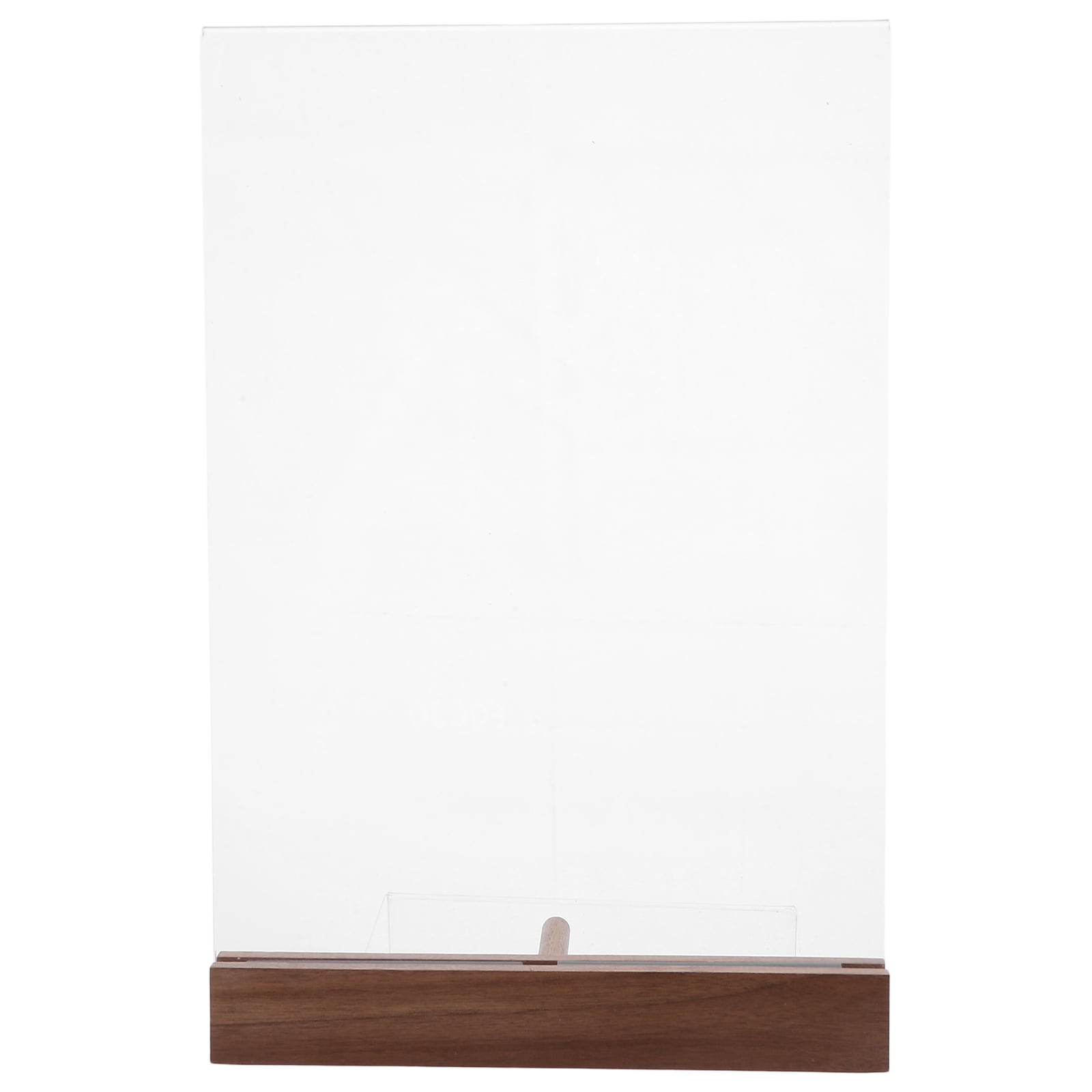 Clear Acrylic Sign with Wood Base - Diploma Certificate Holder Blank ...