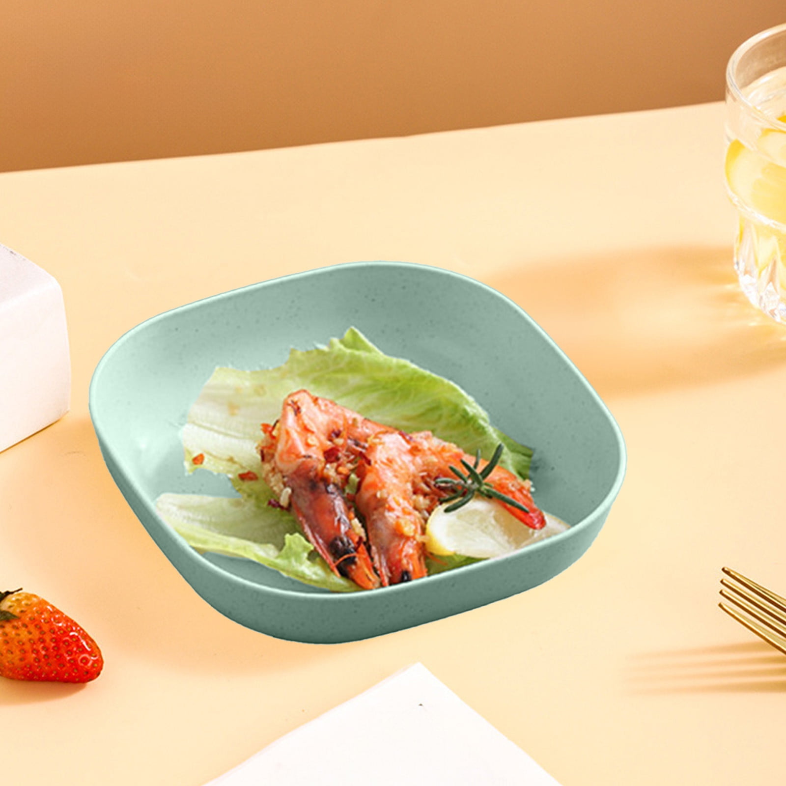 Clear Acrylic Spitting Tray, Household Dining Table Waste Bin ...