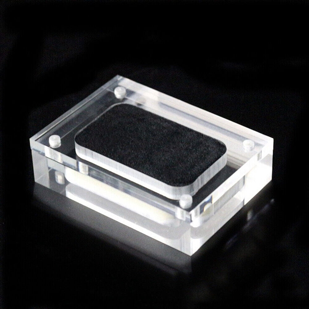 Clear Acrylic Storage Box Jewelry Diamond Gem Display Holder Container ...