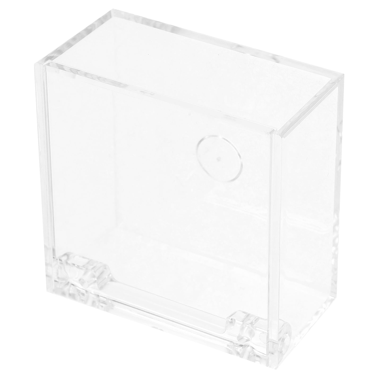 Clear Acrylic Storage Box with Lid Transparent Cube Display Case for ...