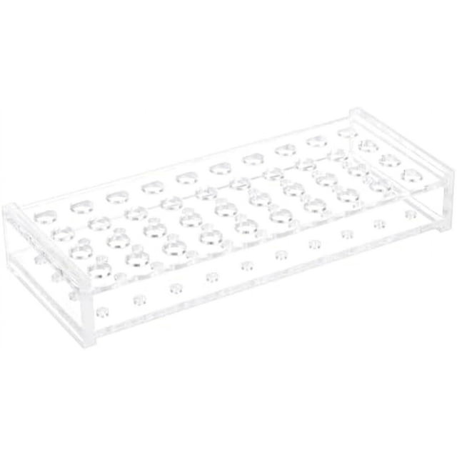 Clear Acrylic Test Tube Rack 40 Sockets Test Tube Display Stands 4mm ...