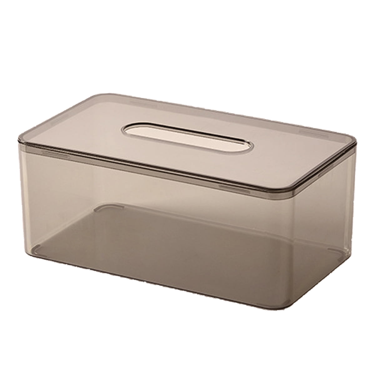 Clear Acrylic Tissue Box Holder with Cover Facial Tissue Dispenser Box ...