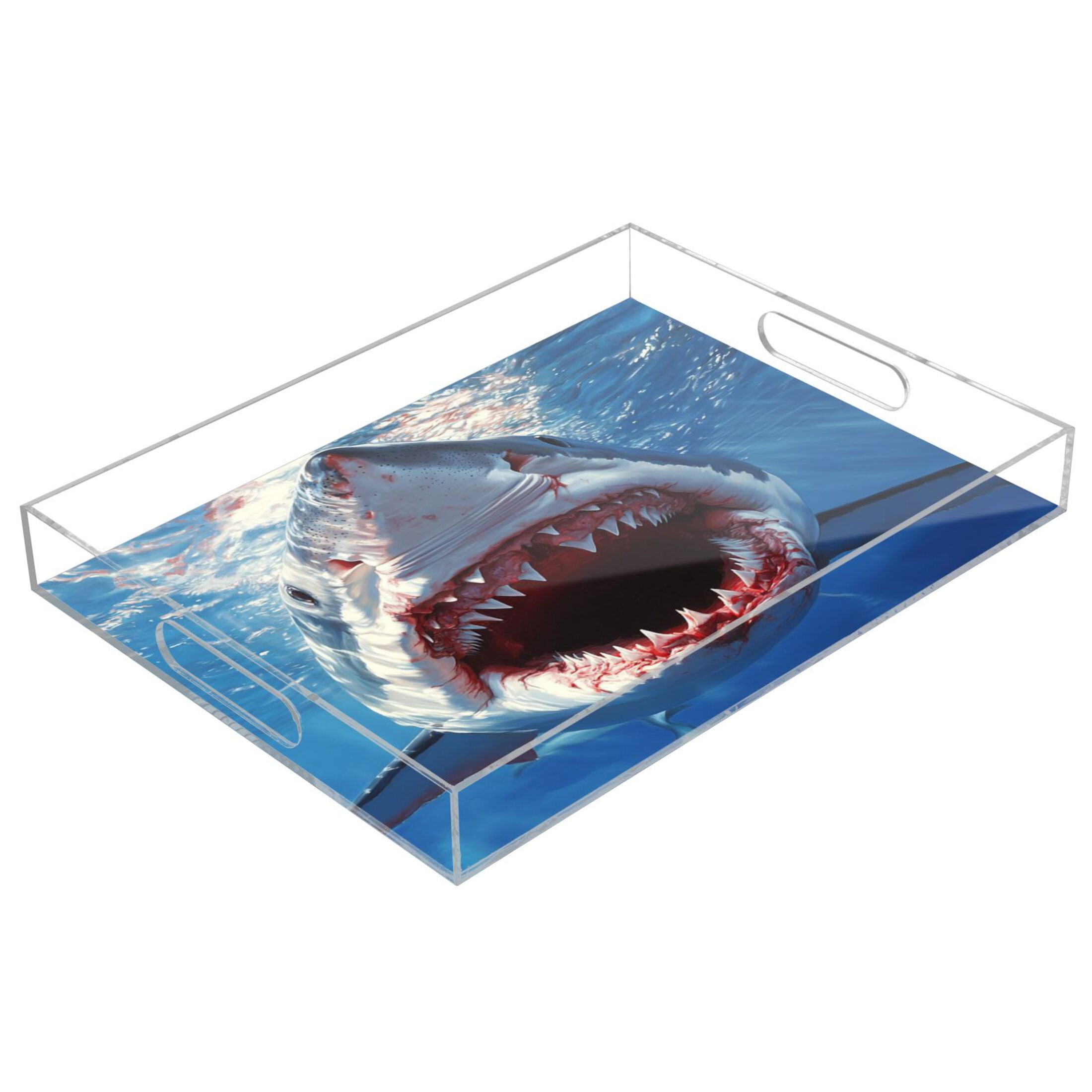 Clear Acrylic Tray Water Cup Tray Teacup Jewelry Storage Tray for ...