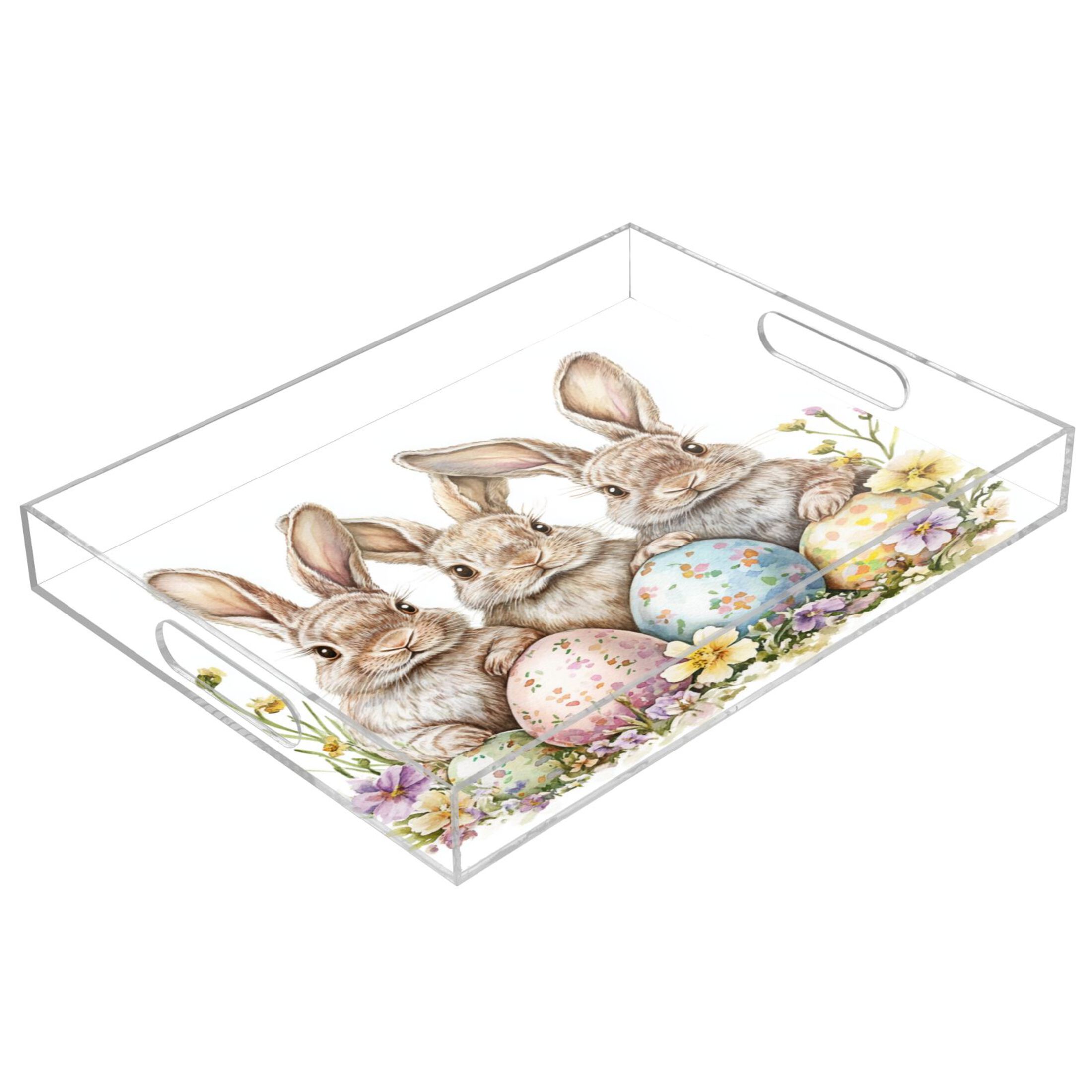 Clear Acrylic Tray Water Cup Tray Teacup Jewelry Storage Tray for ...