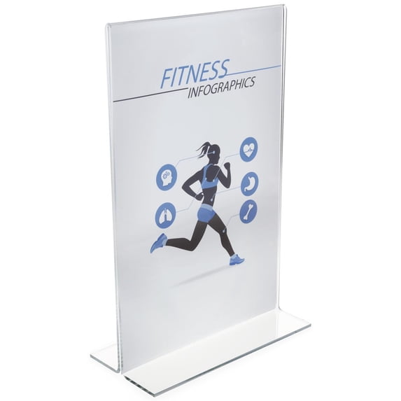 Clear Acrylic Vertical Picture Frame, 11 x 17 x 4-Inch - Sold in Case ...