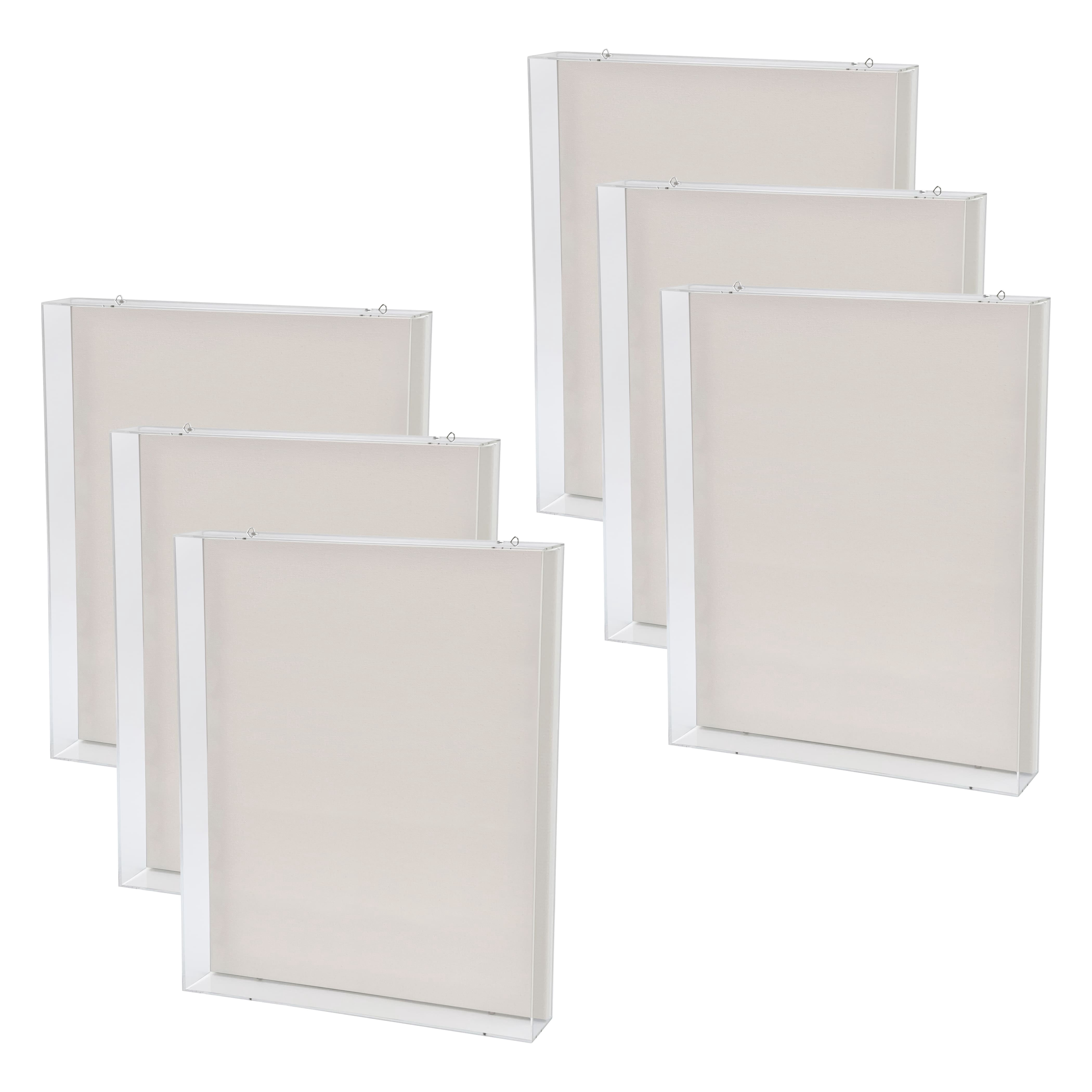 Clear Acrylic Wall Mount Frame by Studio Decor – Adjustable Display ...
