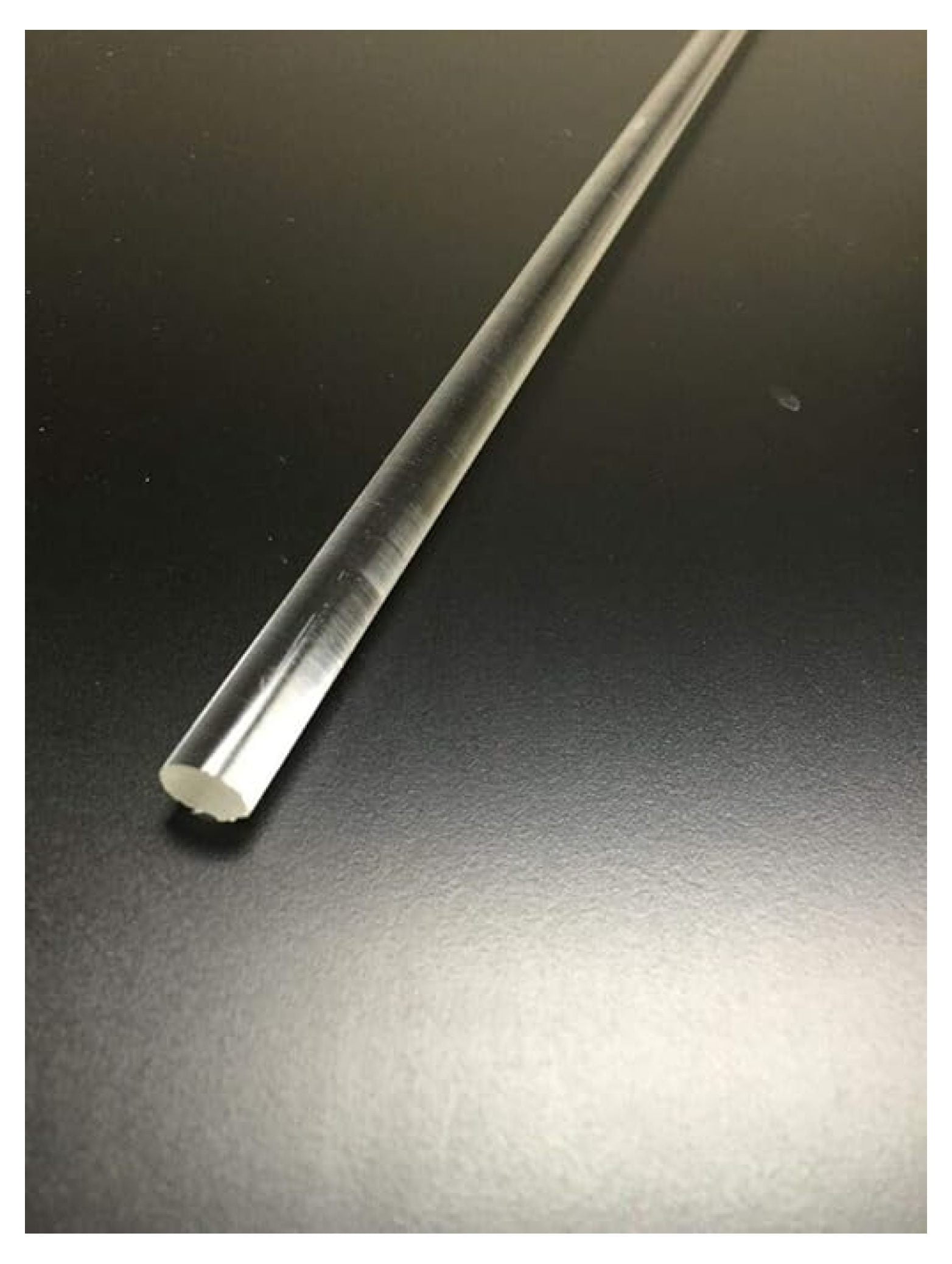 Clear Acrylic plexiglass Rod Lucite - (1 PCE) 3/8” Dia (.375) " Long ...
