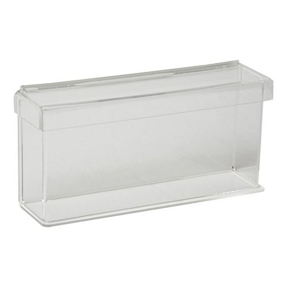 Clear-Ad - Acrylic Outdoor Brochure Holder with Lid 9x4 - Outside ...