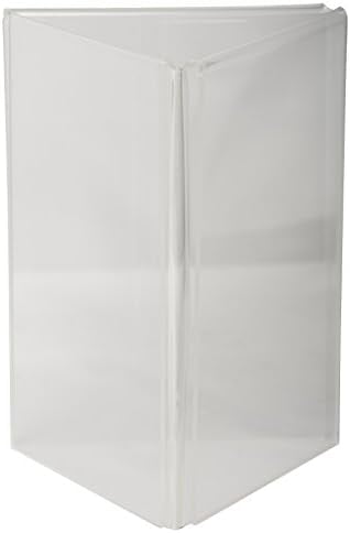 Clear-Ad - LHE-46 - Acrylic 3-Sided Table Tent Menu Holder 4x6 (Pack of ...