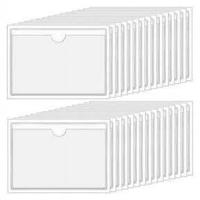 Clear Adhesive Pockets