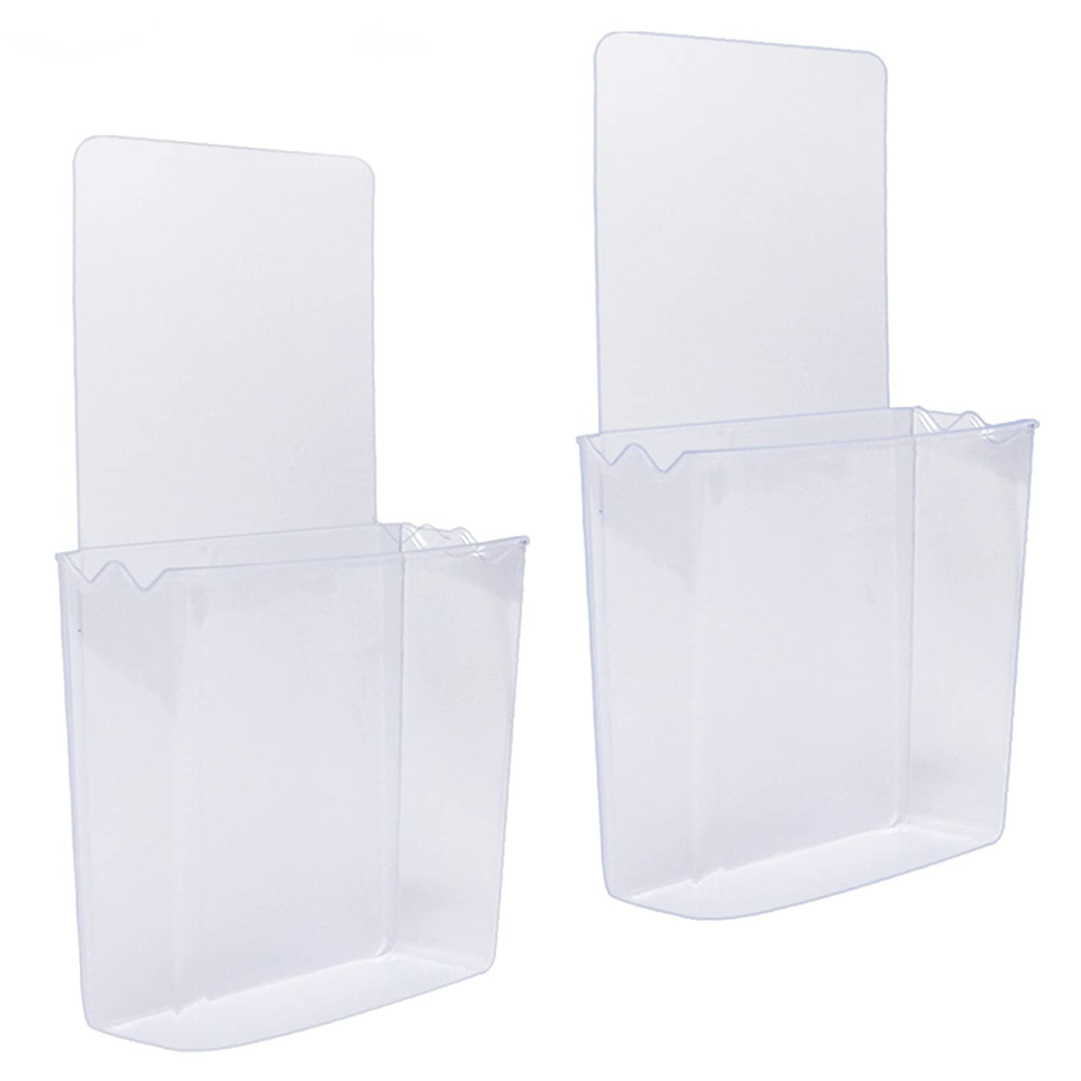 Clear Adhesive Remote and Media Organizer Wall Mount Storage Solution ...