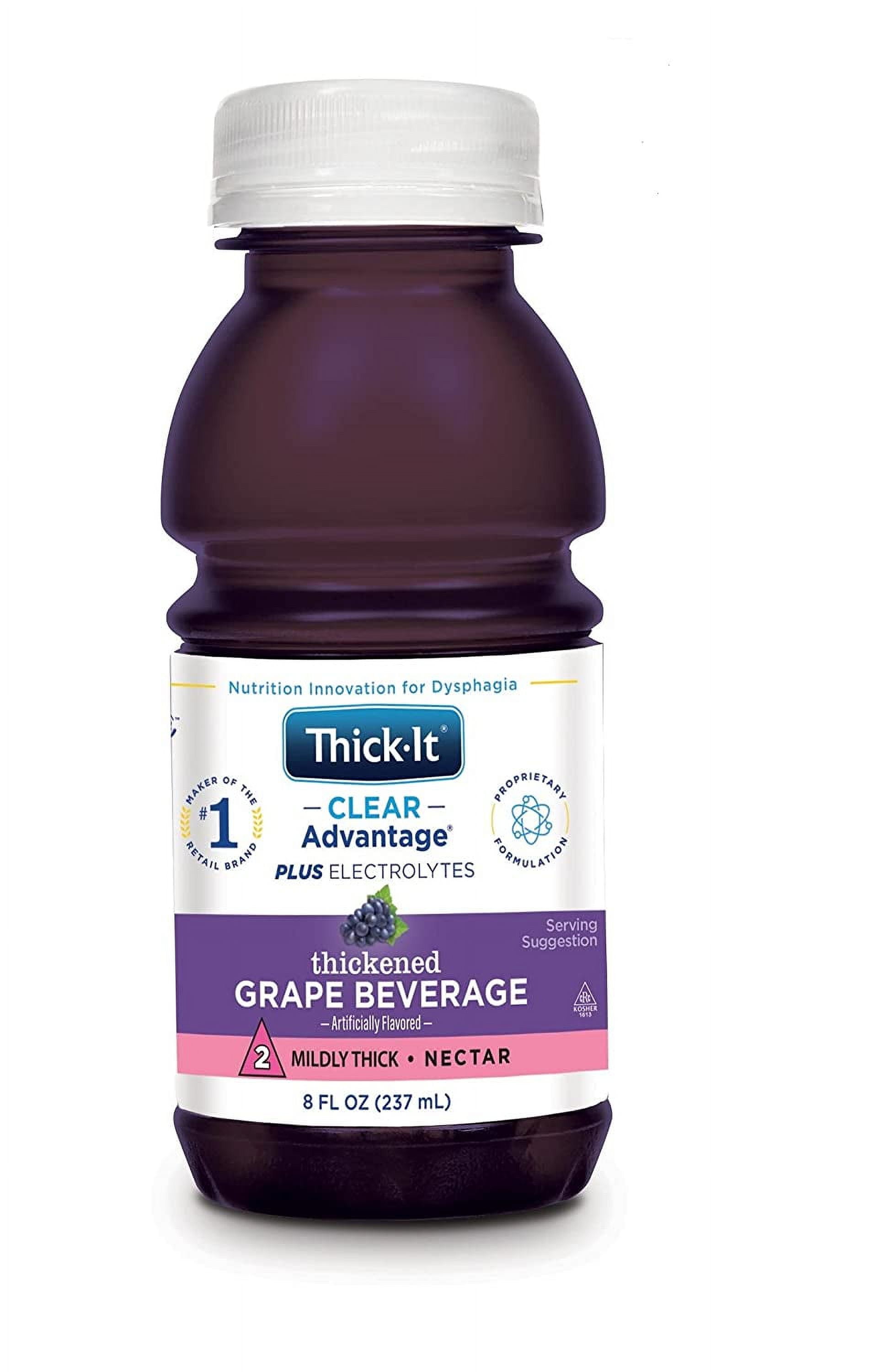 Clear Advantage Mildy Thick Grape Drink Plus Electrolytes, Nectar ...