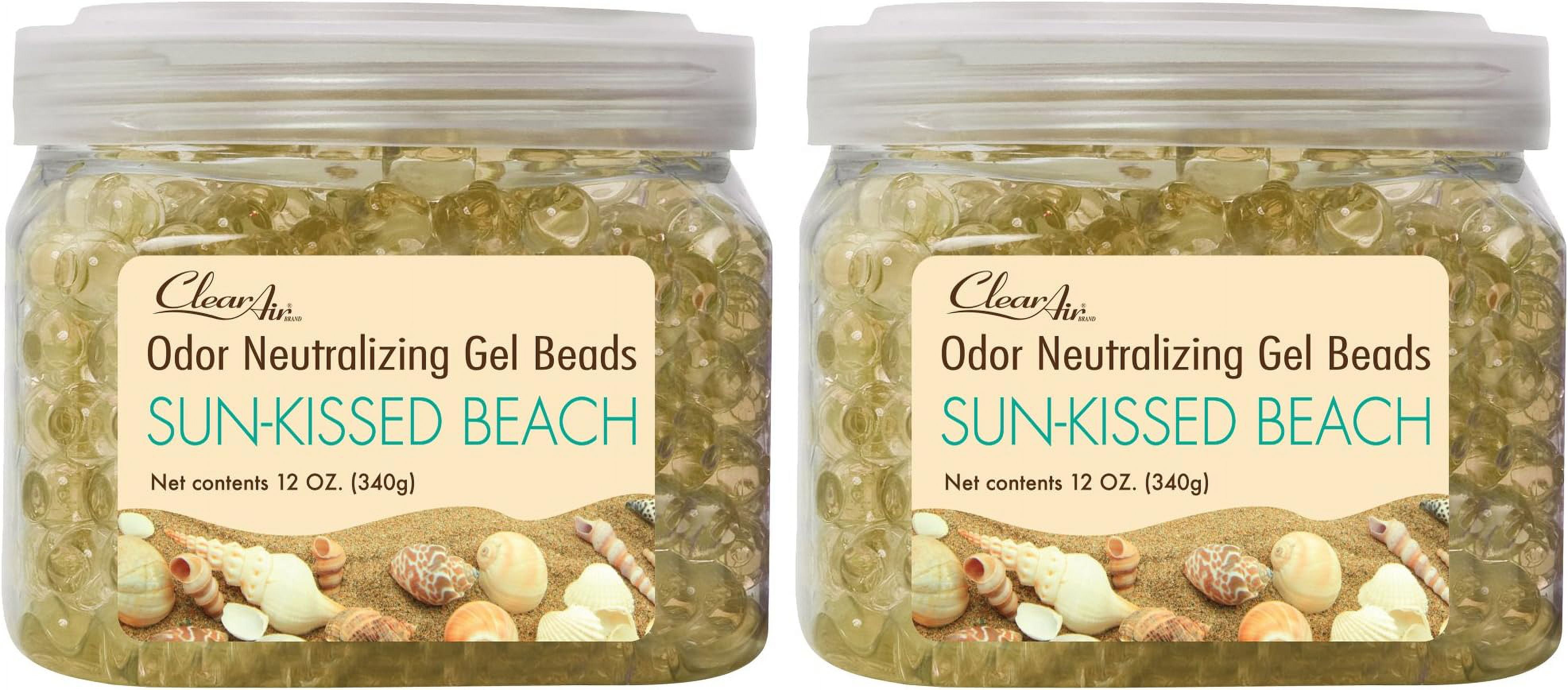 Clear Air 12oz (2-Pack) Odor Eliminator Gel Beads Air Freshener ...
