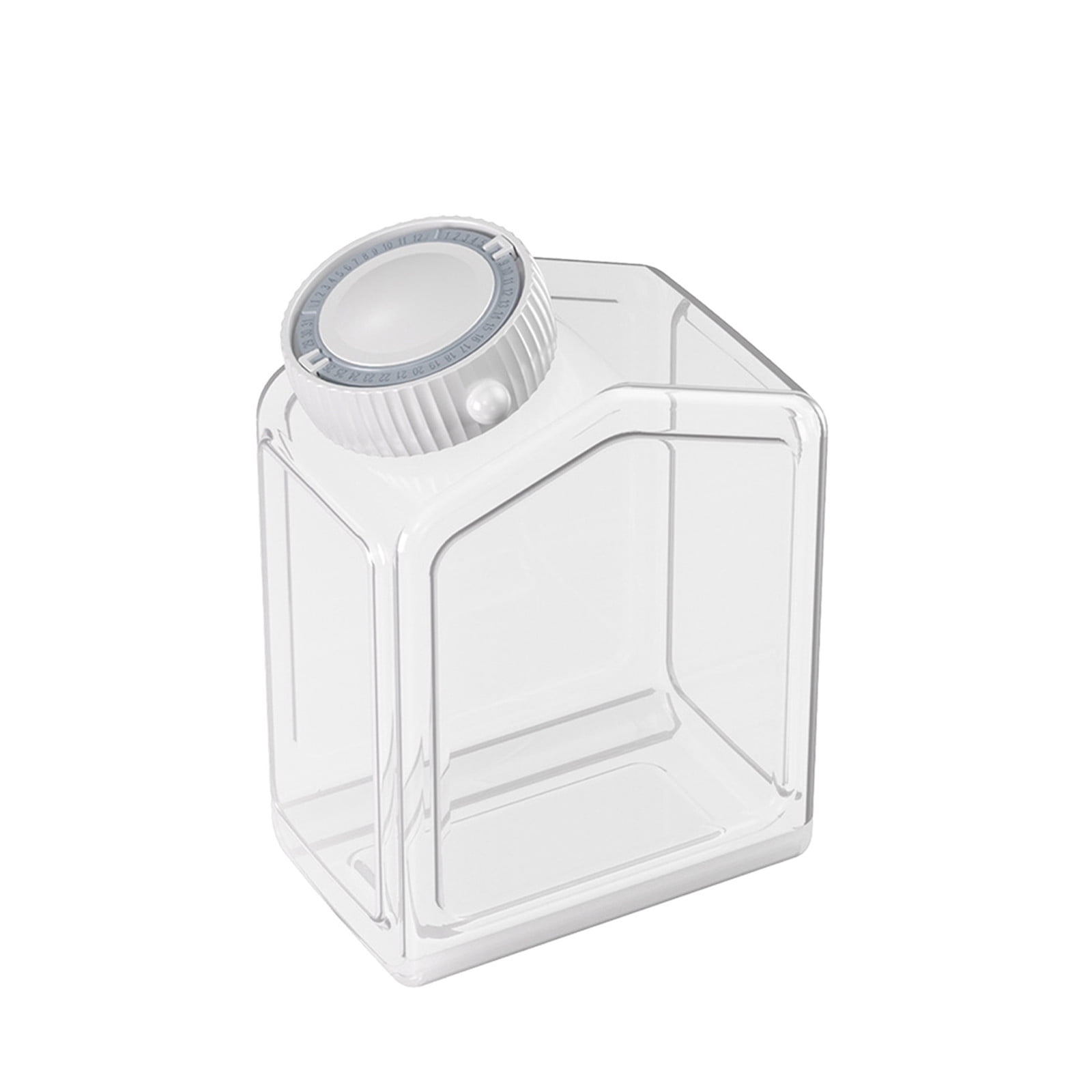 Clear Airtight Flour Container, Large Grain Storage Bin, Stainless ...