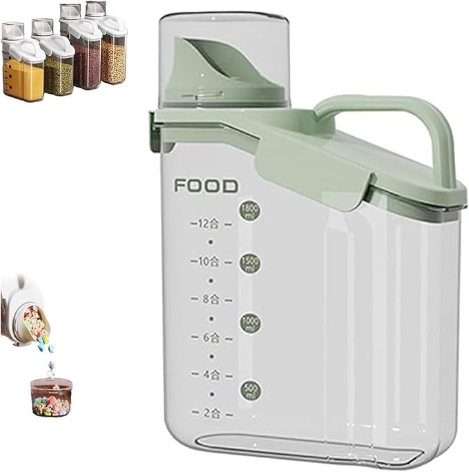 Clear Airtight Food Storage Containers, Airtight Large Dry Food Storage ...