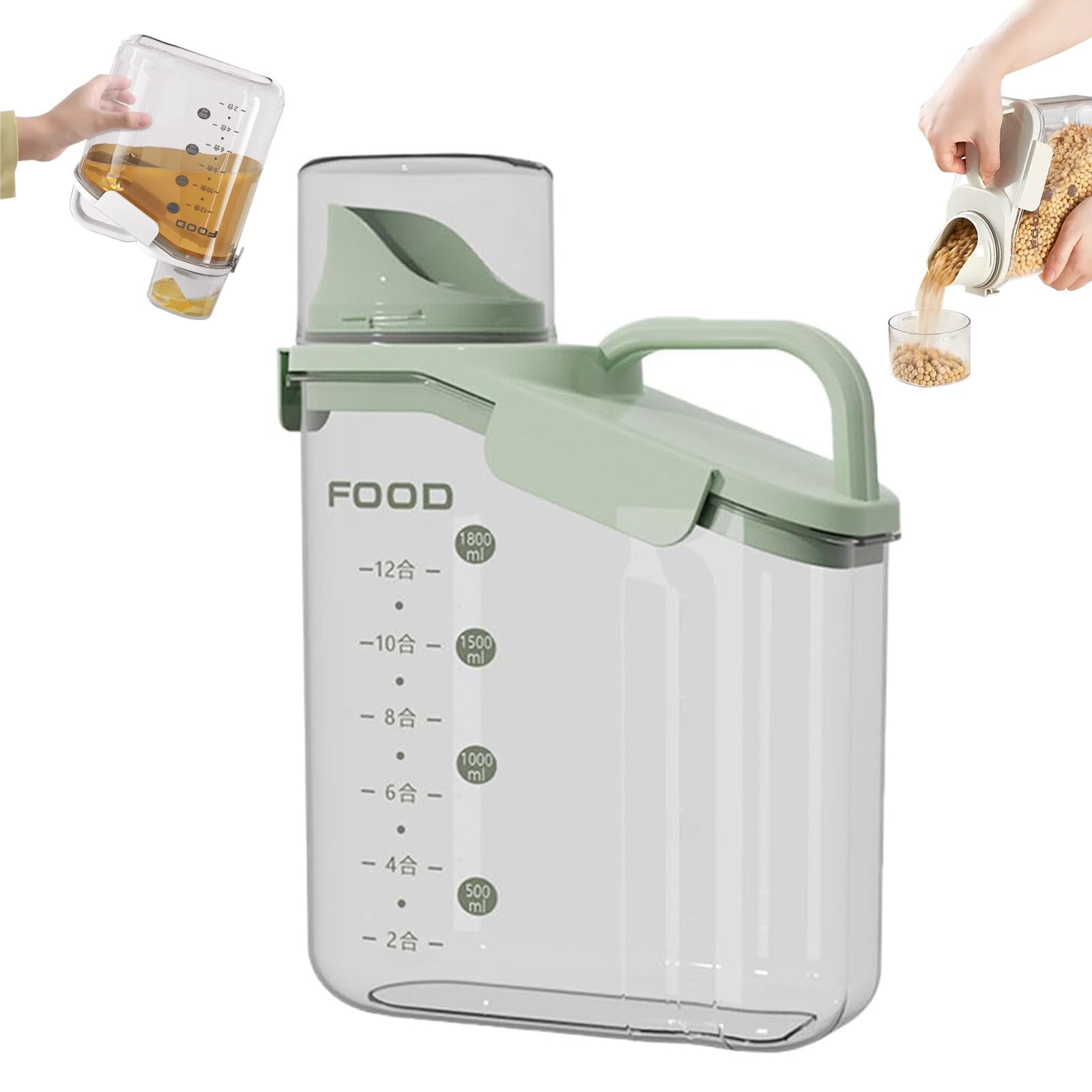 Clear Airtight Food Storage Containers, Cereal Containers Storage ...