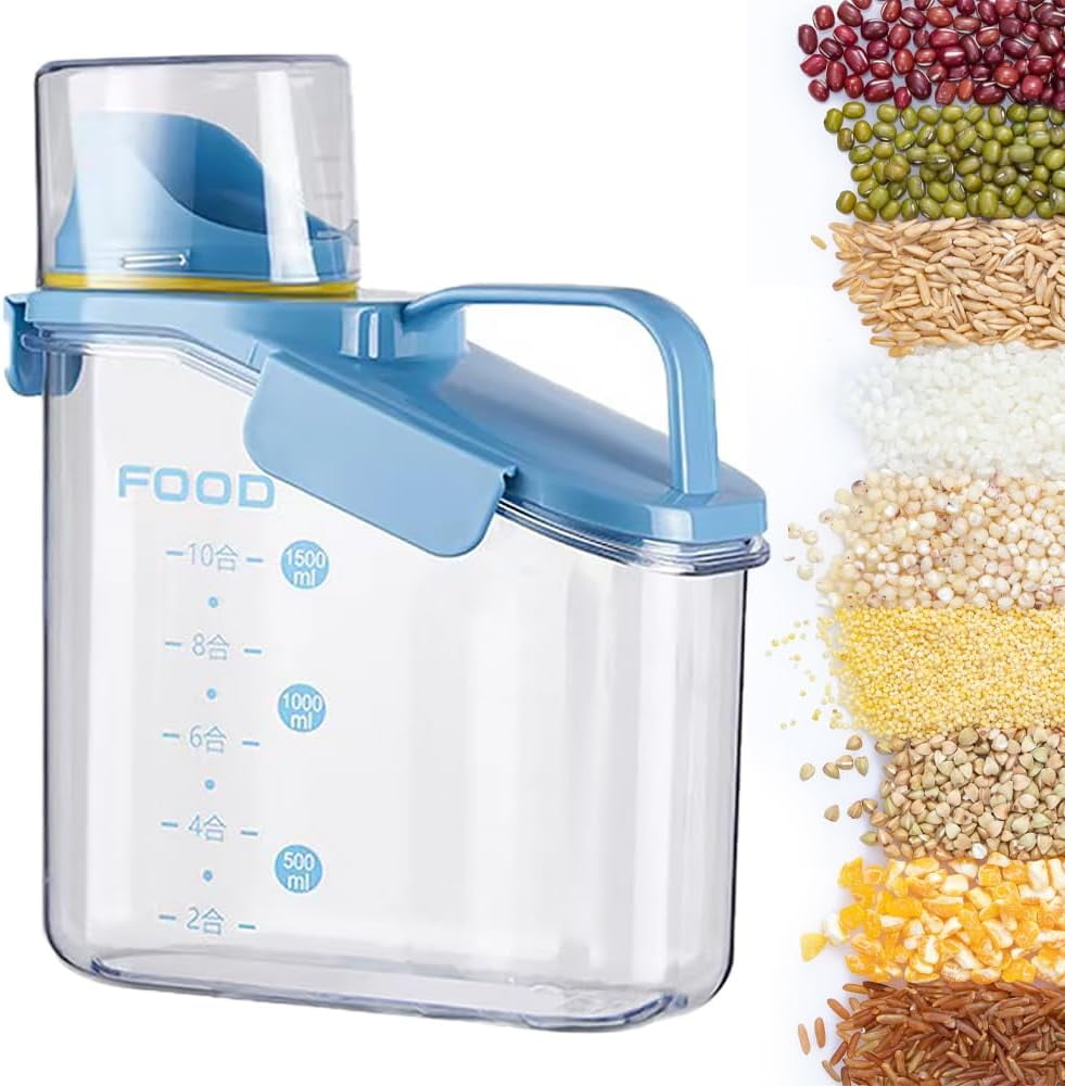 Clear Airtight Food Storage Containers，Rice container storage tank ...