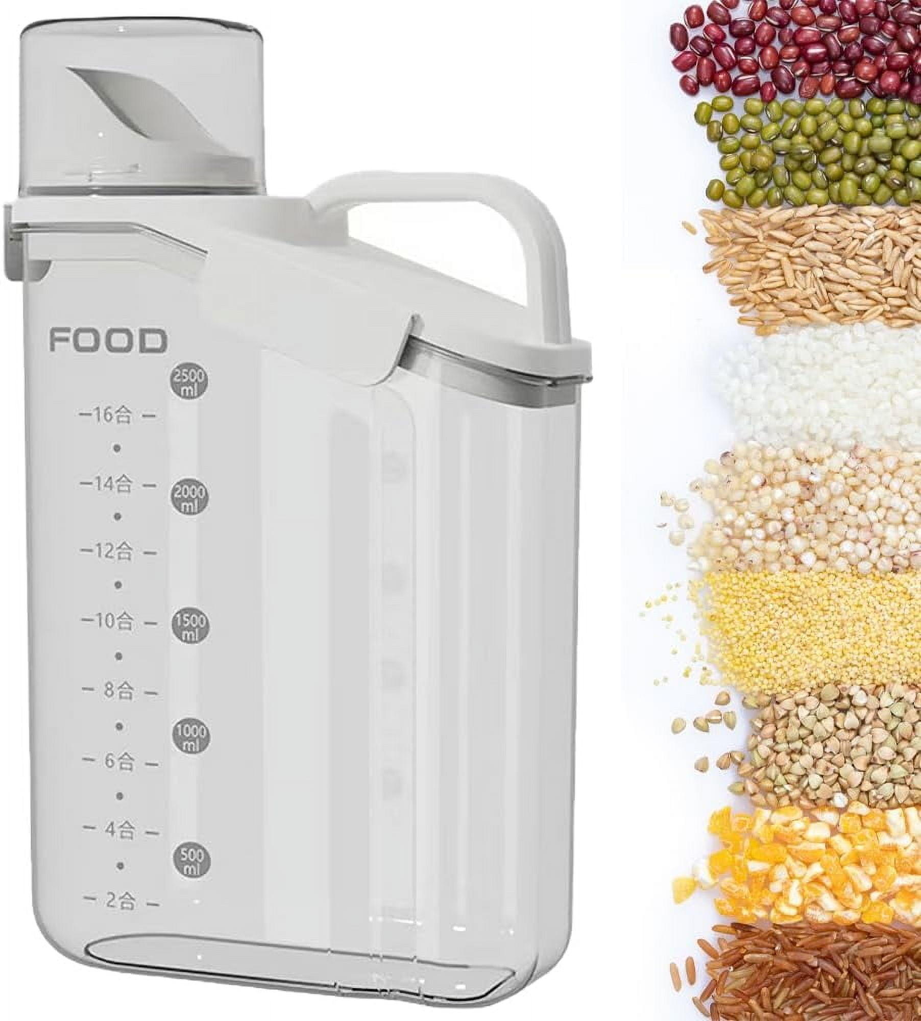 Clear Airtight Food Storage Containers，Rice container storage tank ...