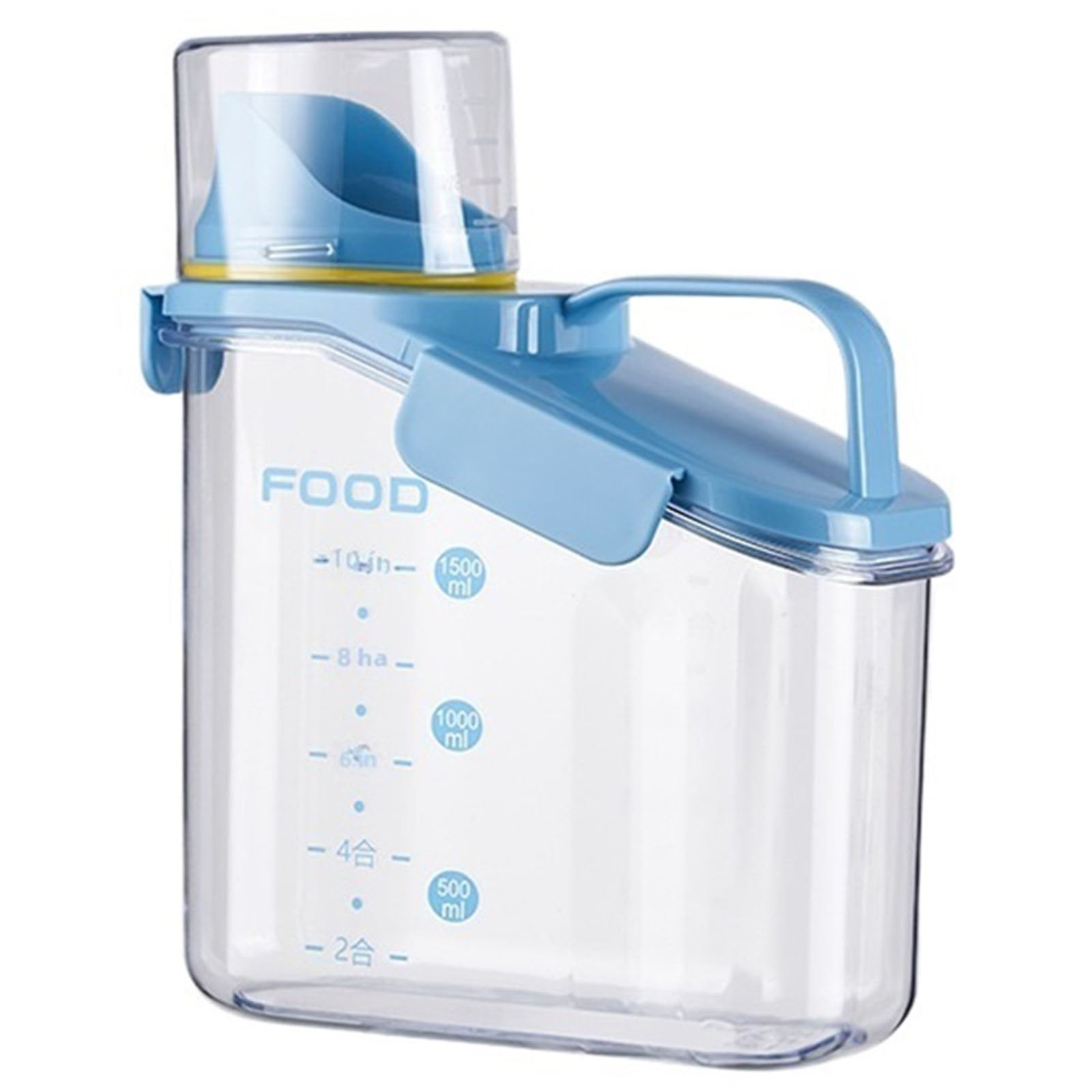 Clear Airtight Food Storage Containers, Transparent Cereal Dry Food ...