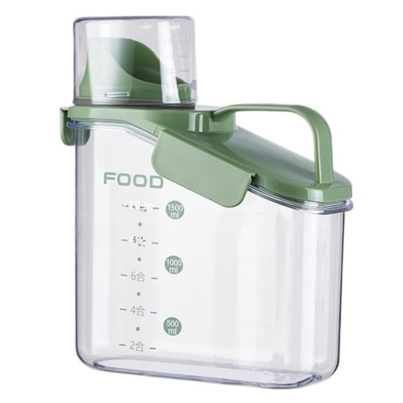 Clear Airtight Food Storage Containers, Transparent Cereal Dry Food ...