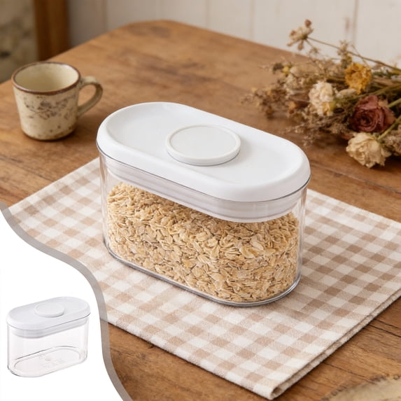 Clear Airtight Sliding Storage Jars for Kitchen Organization Ideal for ...