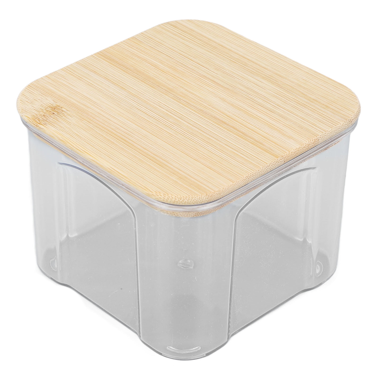 Clear Airtight Storage Container with Bamboo Lid for Grains and Kitchen ...