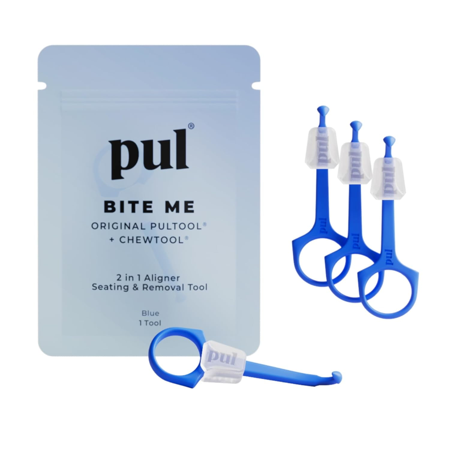 PUL 2-in-1 Chew Tool & Clear Aligner Removal Tool for Braces, Retainers ...