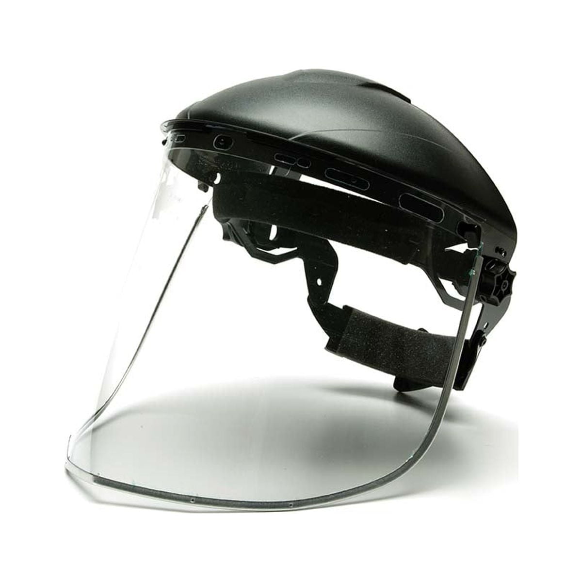Clear-Aluminum bound PC faceshield - Walmart.com