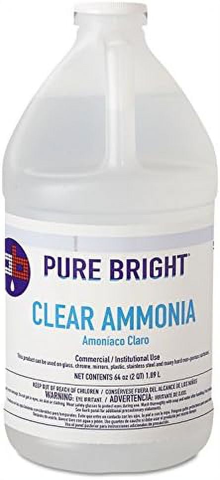 Clear Ammonia, 64Oz Bottle, 8/Carton - Walmart.com