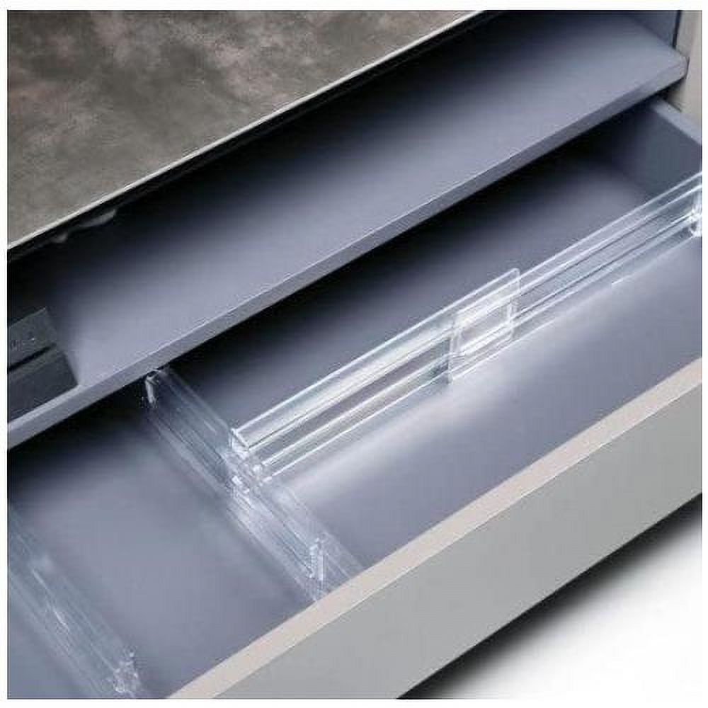 Clear And Black Drawer Divider Storage,Expandable Drawer Divider ...