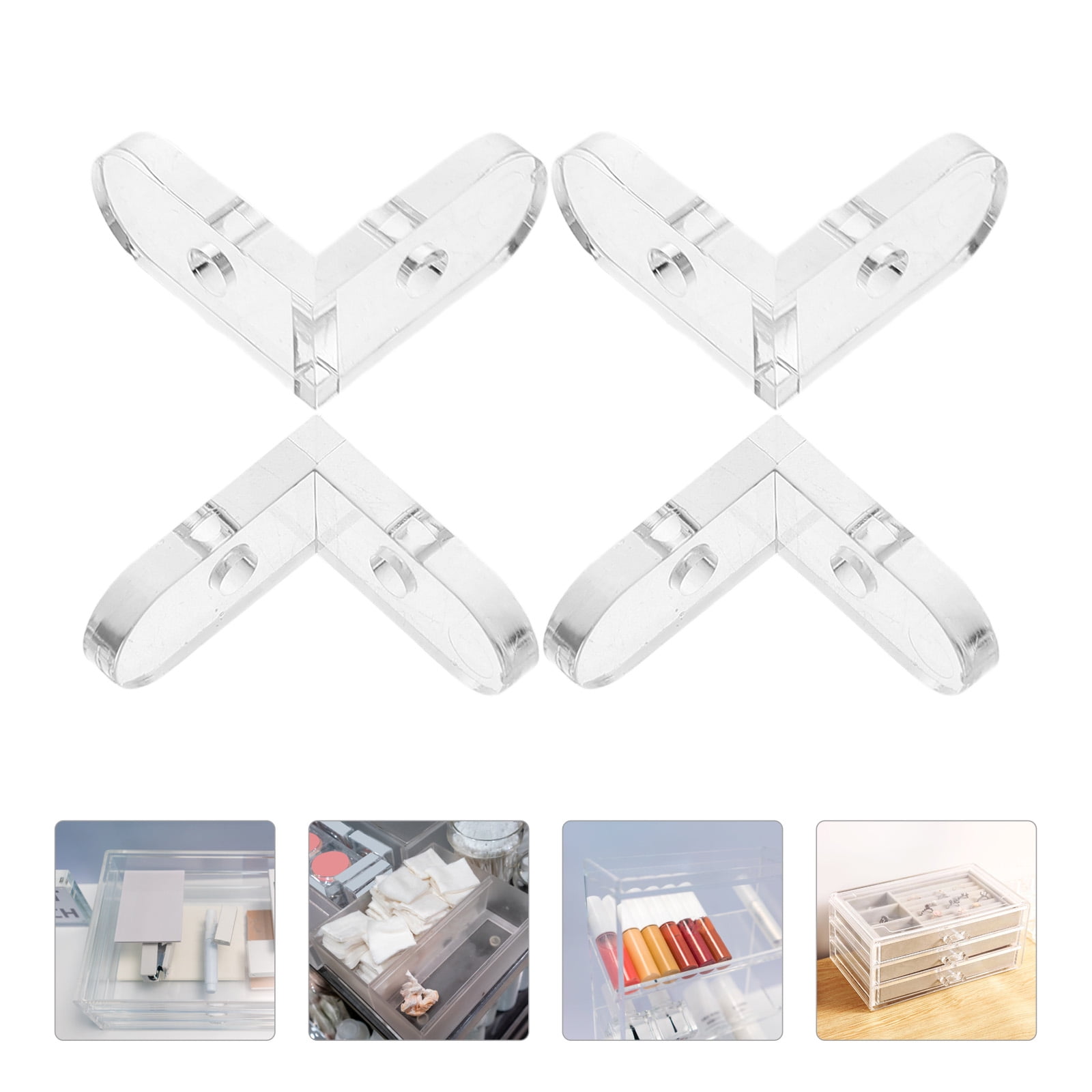 Clear Angle Connectors,15Pcs Transparent Corner Connectors Acrylic ...