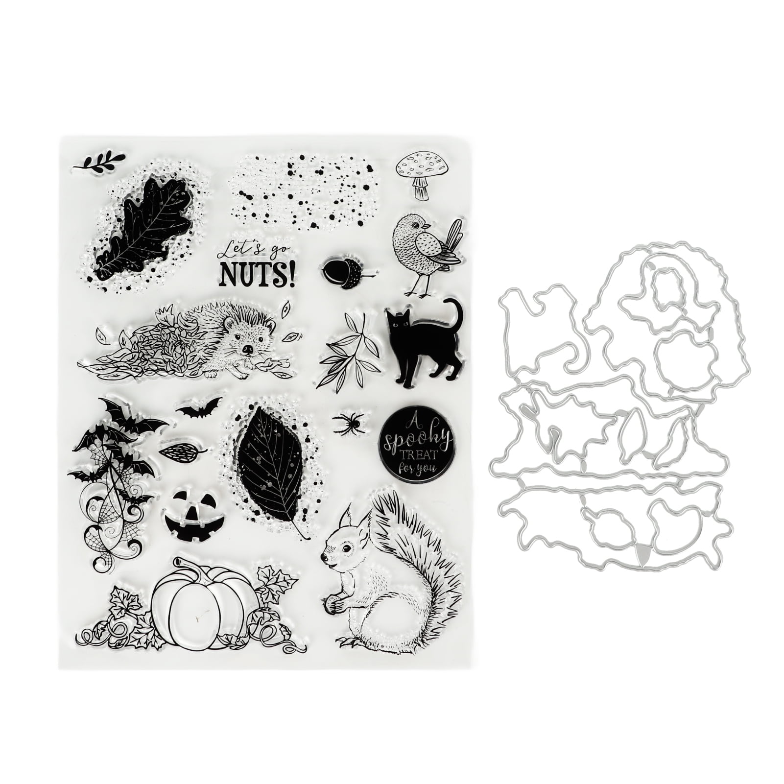 Clear Animal & Plant Theme Stamp, Safe Skin Friendly TPR, Reusable with ...