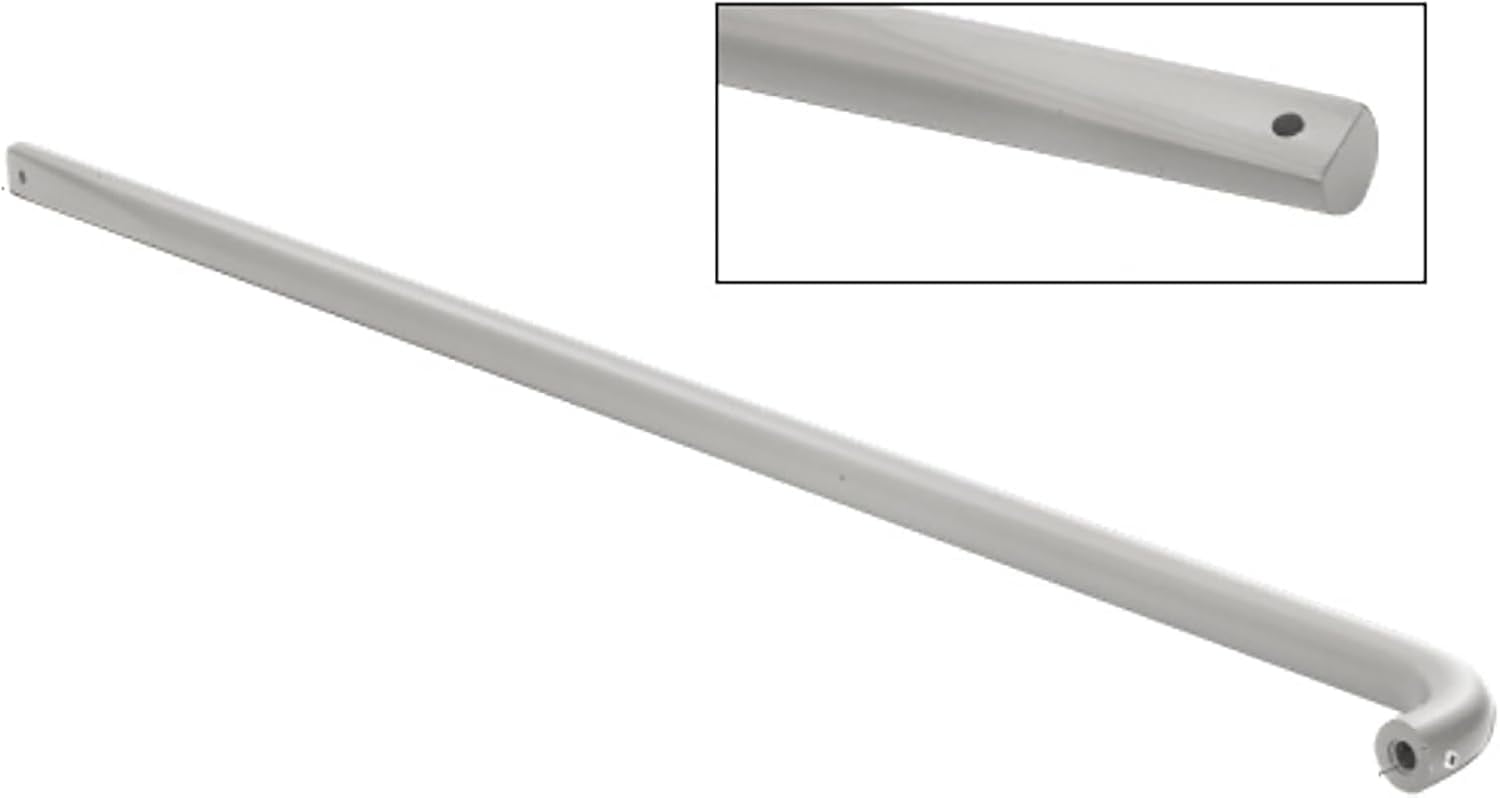 Clear Anodized Astral II Solid Push Bars for 42" Double Acting Doors ...