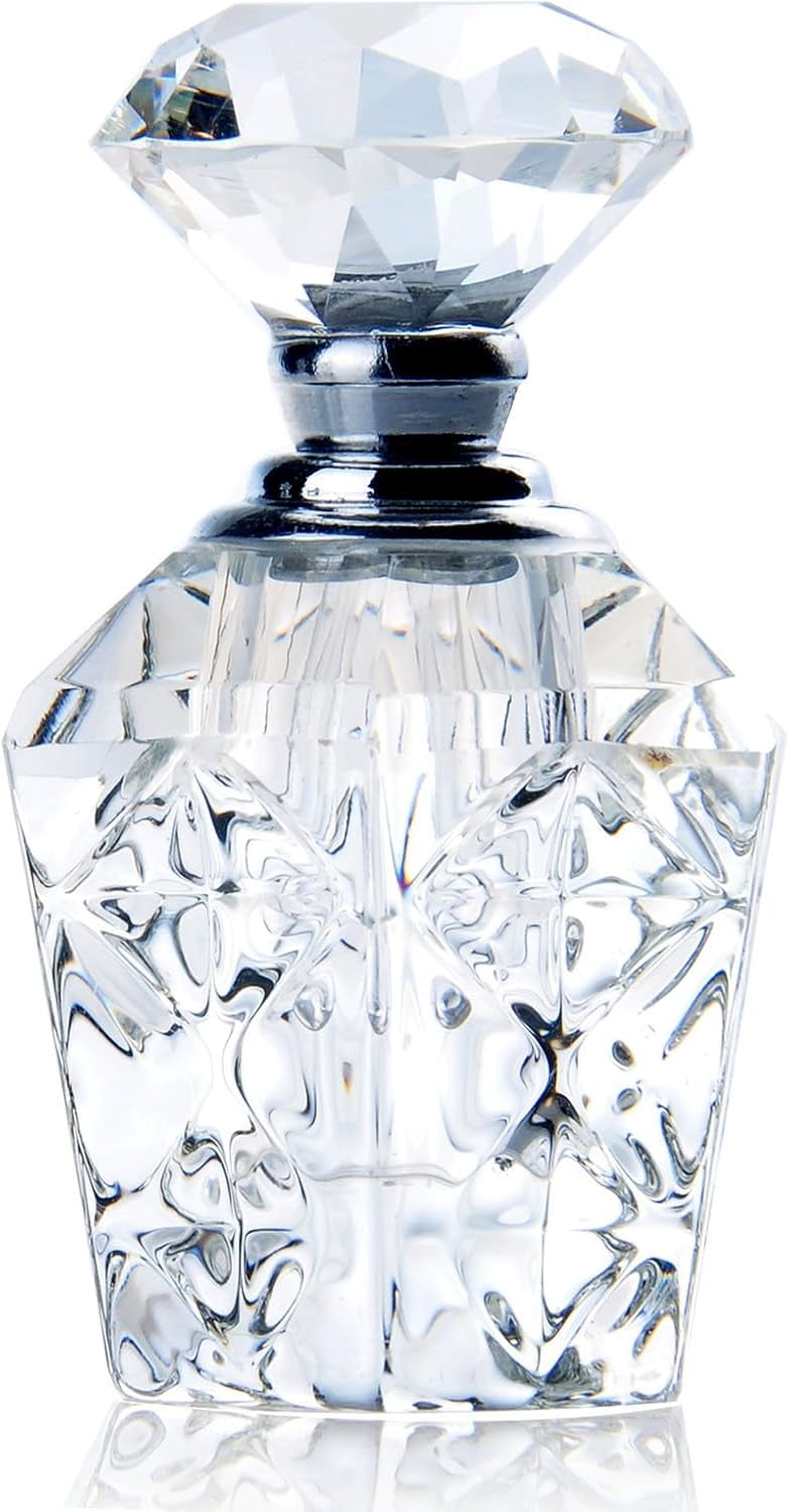 Clear Art Carved Crystal Empty Mini Refillable Perfume Bottle 1 ...