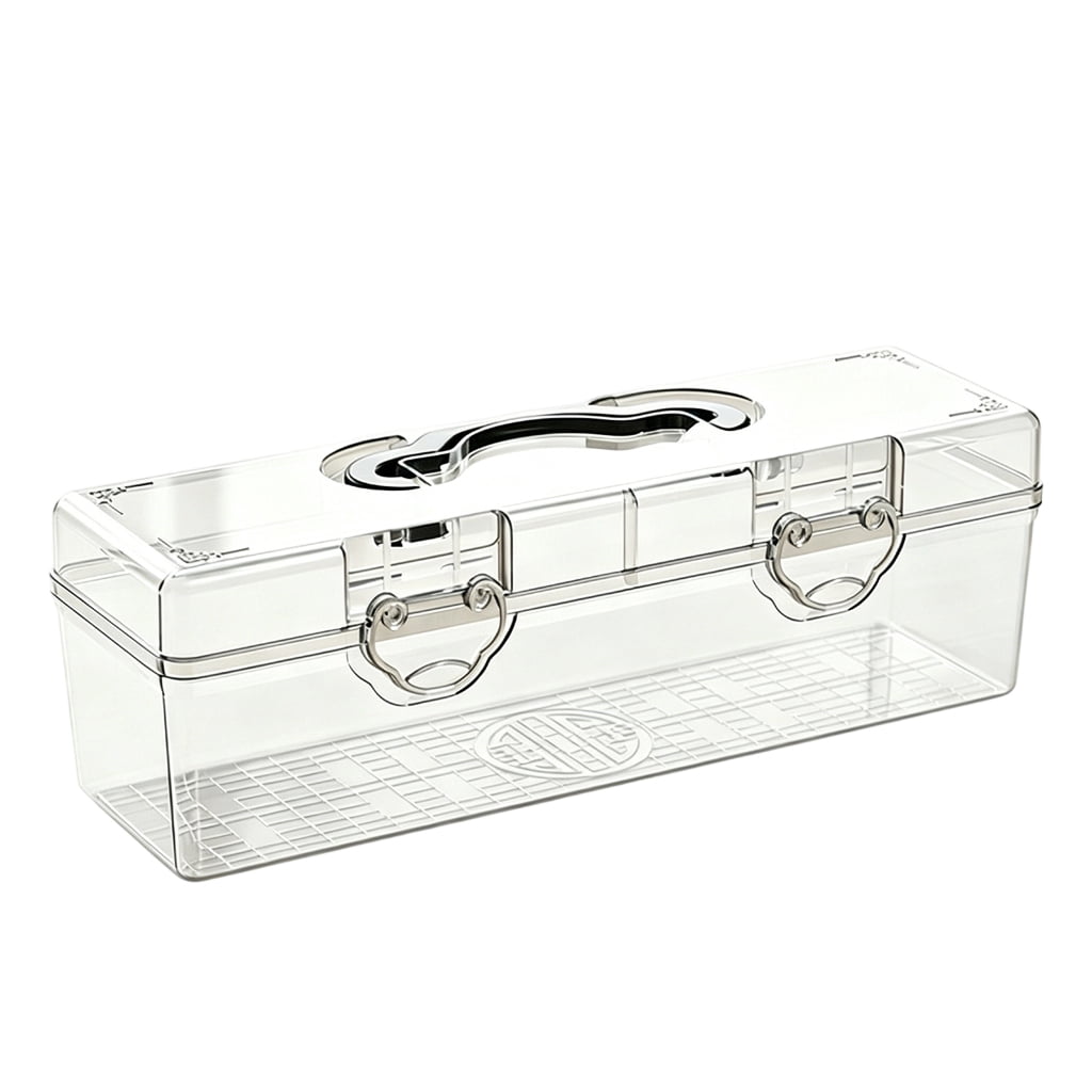 Clear Art Supply Organizers Container Organizers Case With Handy Carry ...