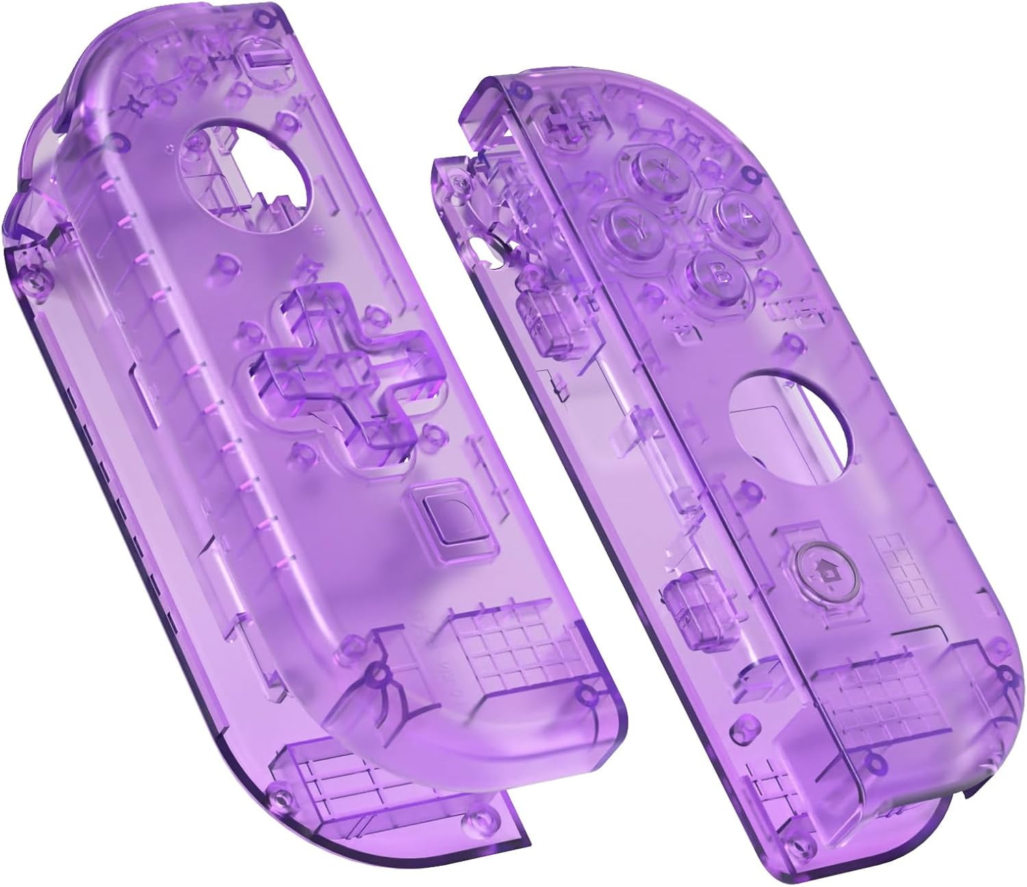 Clear Ato Purple Joycon Handheld Controller Housing (D-Pad Version ...