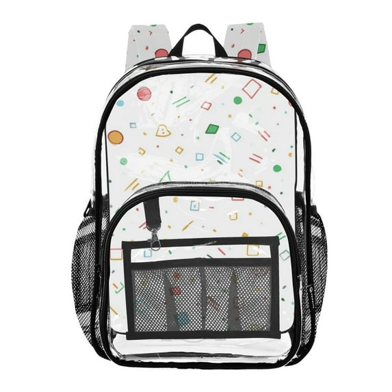 Clear Backpack 12L Large Capacity Transparent Waterproof Colorful ...