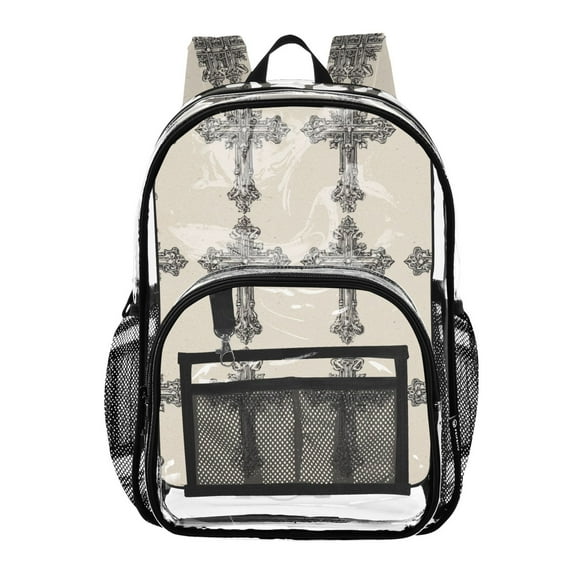 Clear Backpack 12L Large Capacity Transparent Waterproof Medieval-style ...
