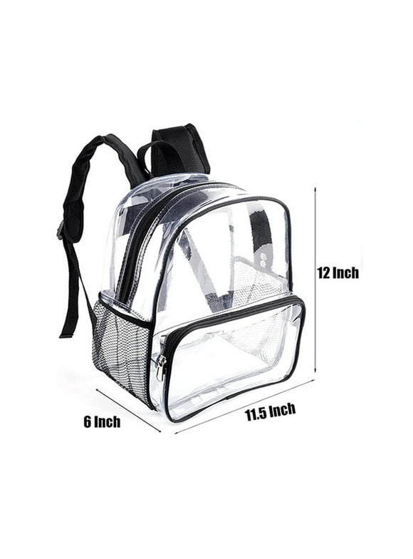 12x12x6 Clear Stadium Bag
