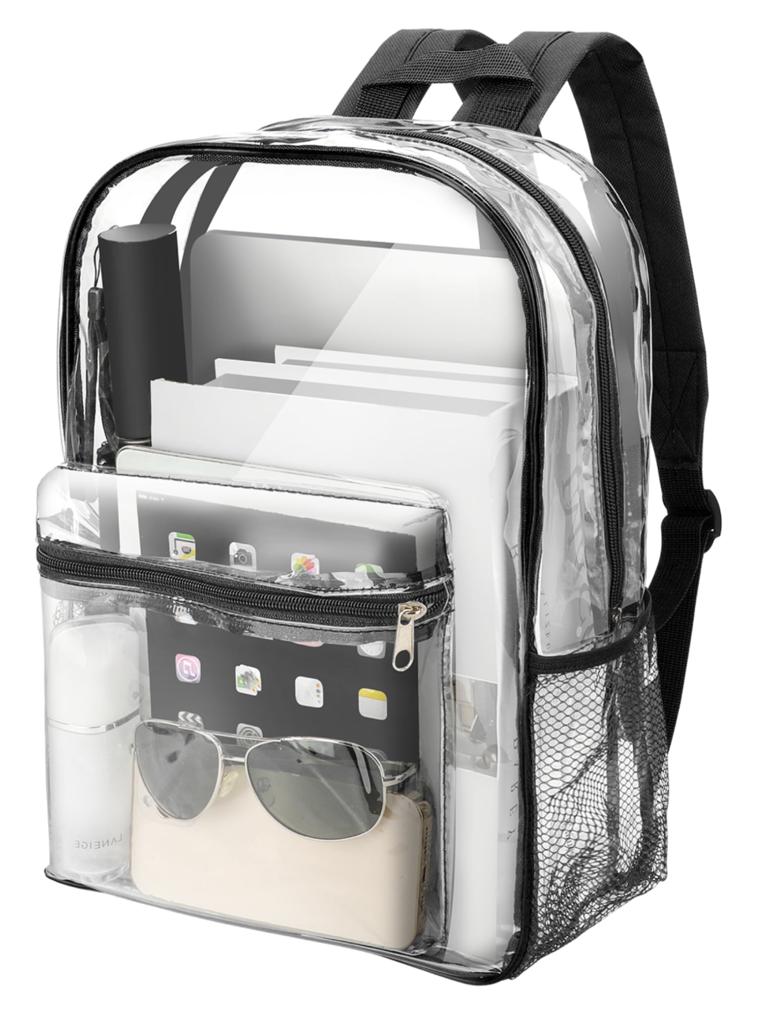 EEEkit Large Durable PVC Clear Backpack, Heavy Duty Transparent Bag ...