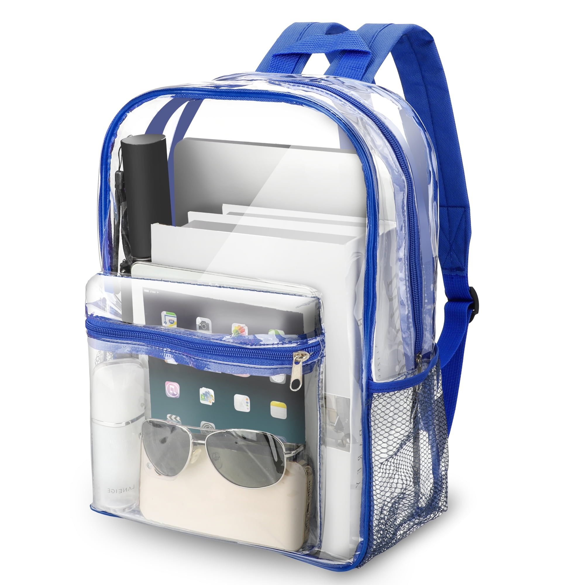 Clear Backpack, EEEkit Waterproof Transparent Backpack with Reinforced ...