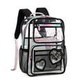 Clear Backpack for Girls Kids Elementary Bookbags Transparent Stadium ...
