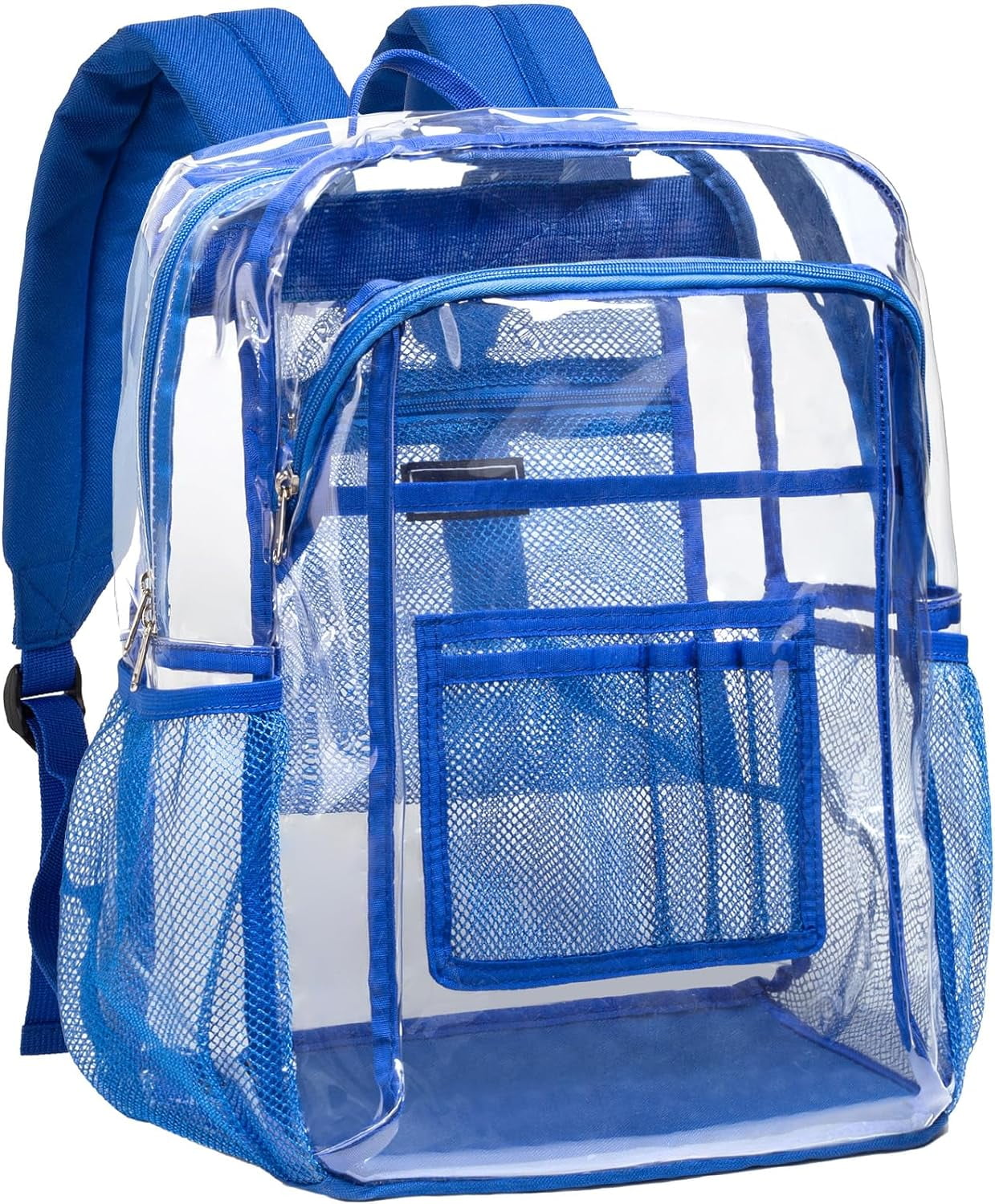 Clear Backpack Heavy Duty - Clear Book Bag with Multi-pockets Large See ...