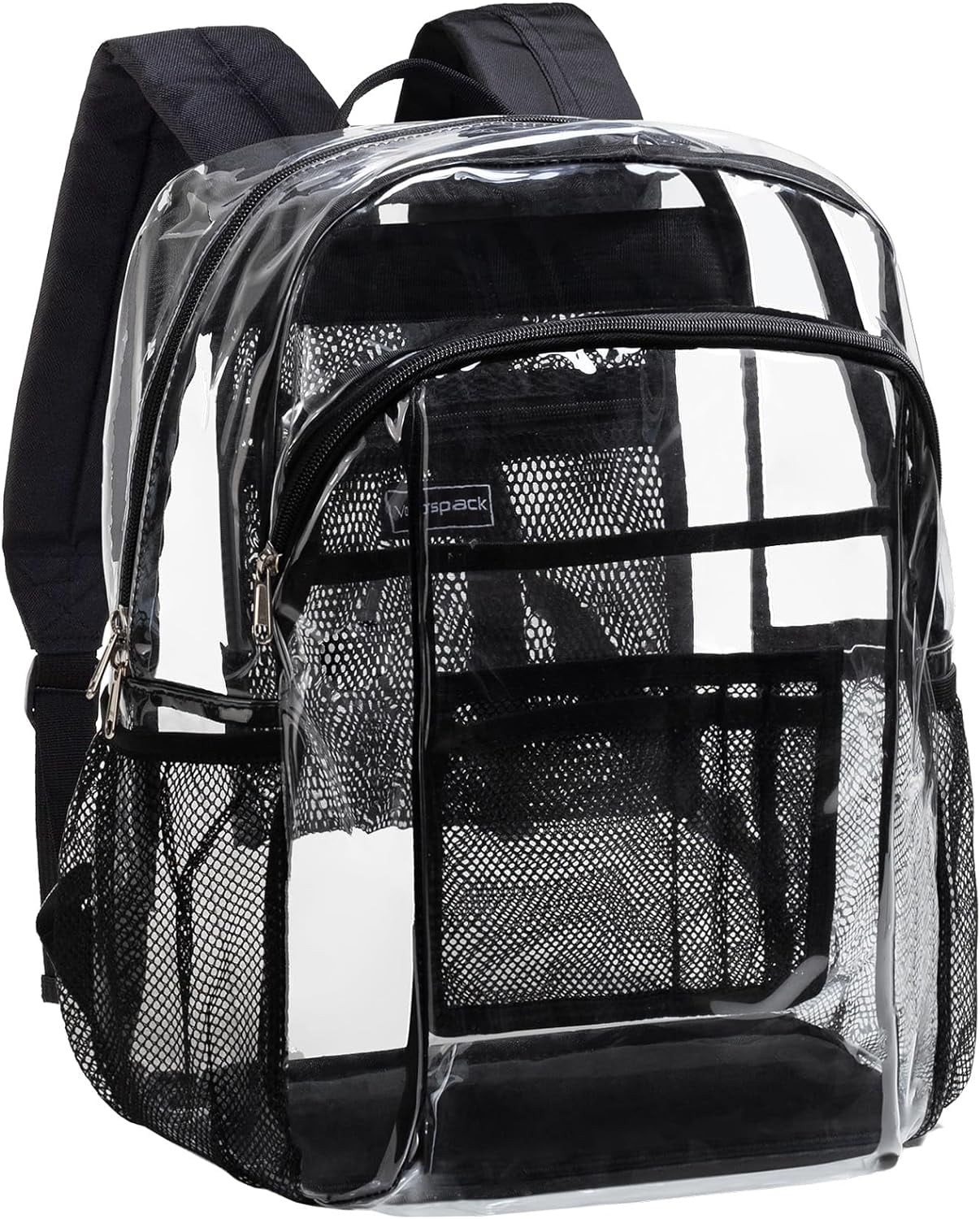 Clear Backpack Heavy Duty - Clear Book Bag with Multi-pockets Large See ...