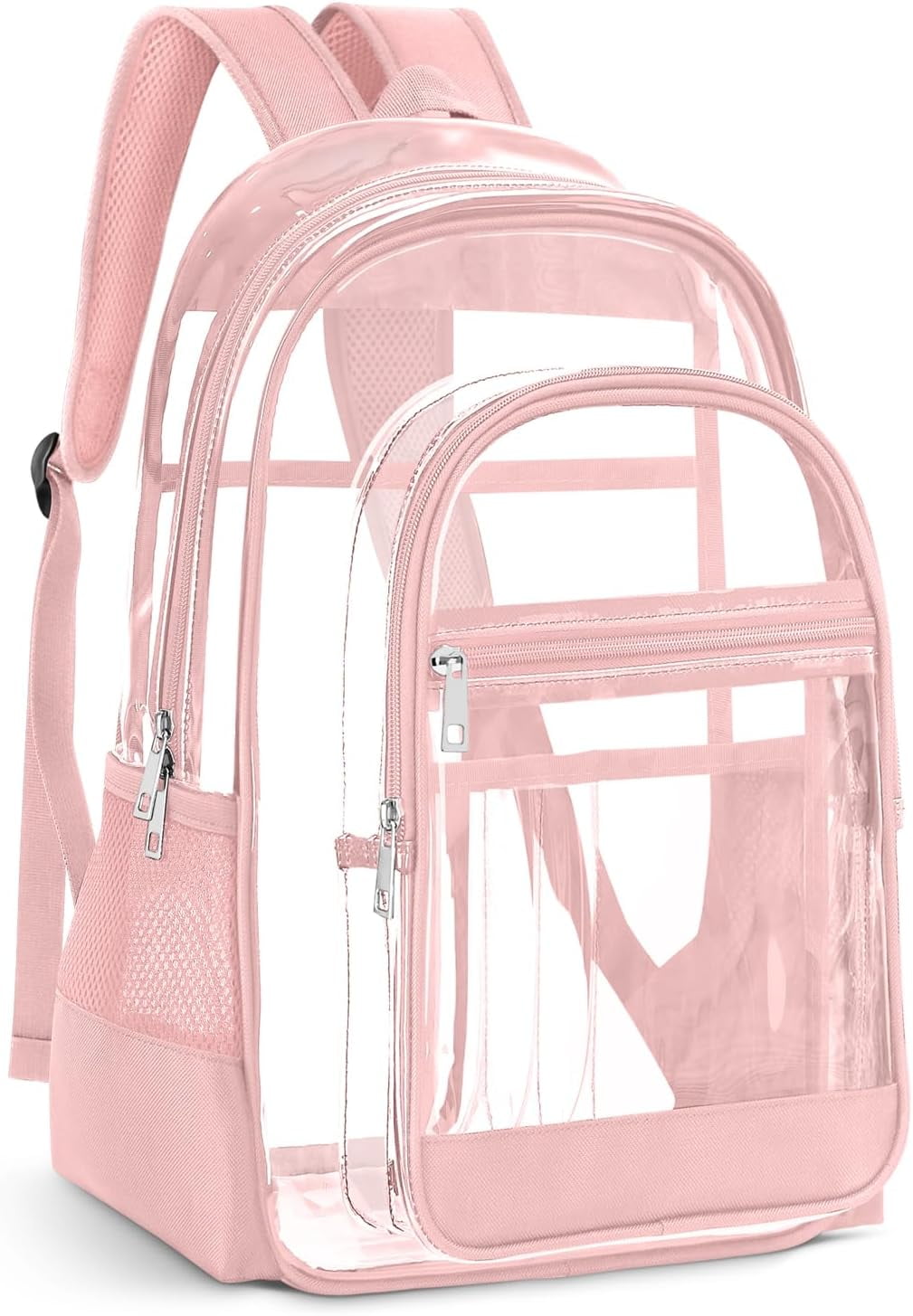 Clear Backpack, Heavy Duty PVC Transparent Backpack with Reinforced ...